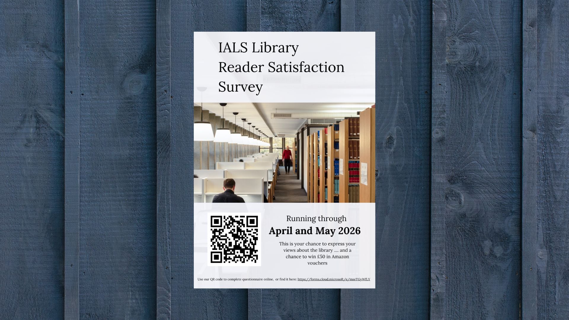 Have Your Say, the IALS Library Reader Satisfaction Survey for 2026 ...